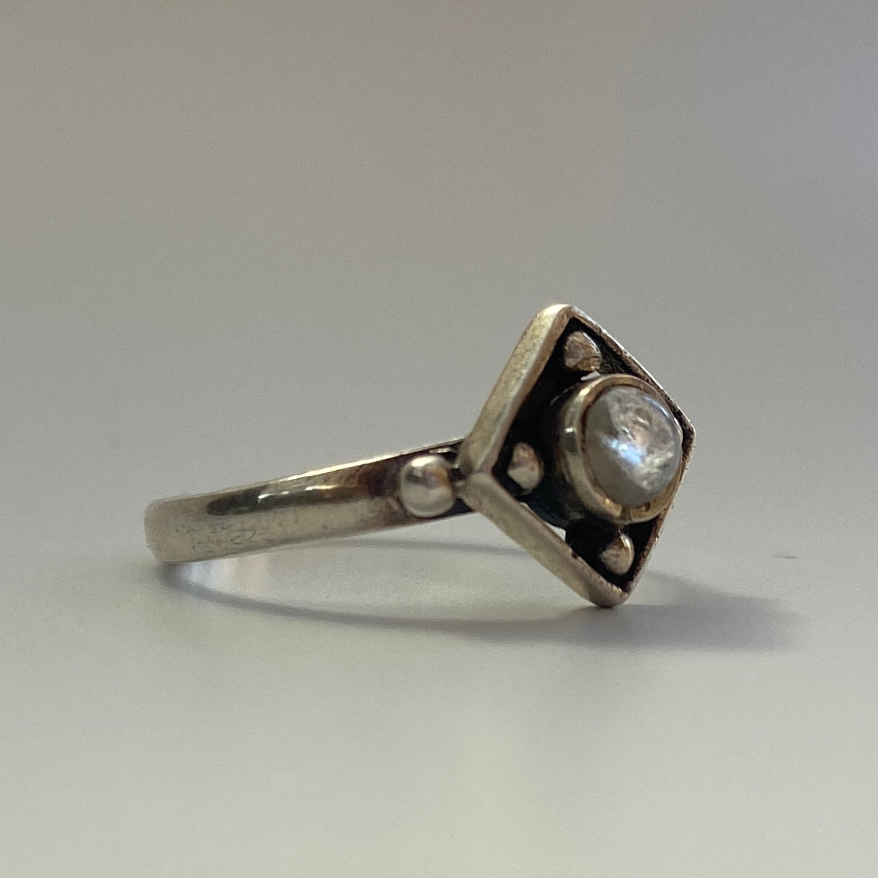 Moonstone Hex Ring - K/L – ForageDesign