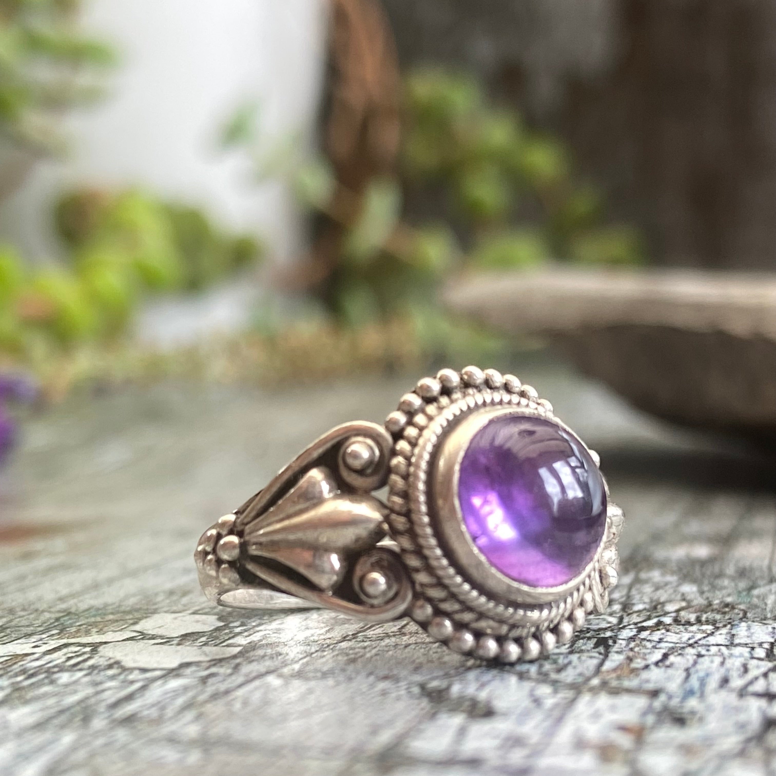 Botani Ring with Amethyst - N – ForageDesign