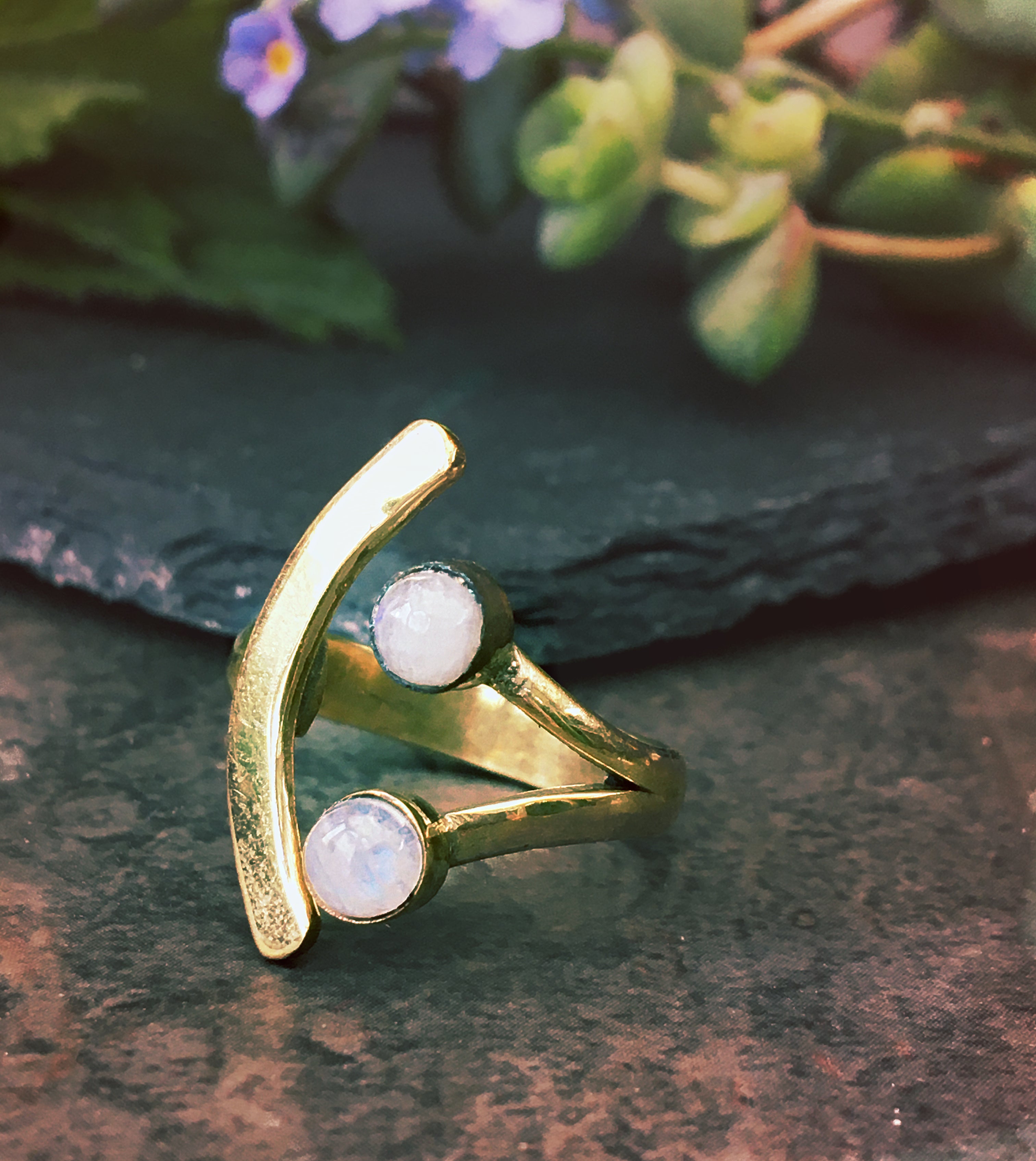 Moonstone Orbit Ring – ForageDesign