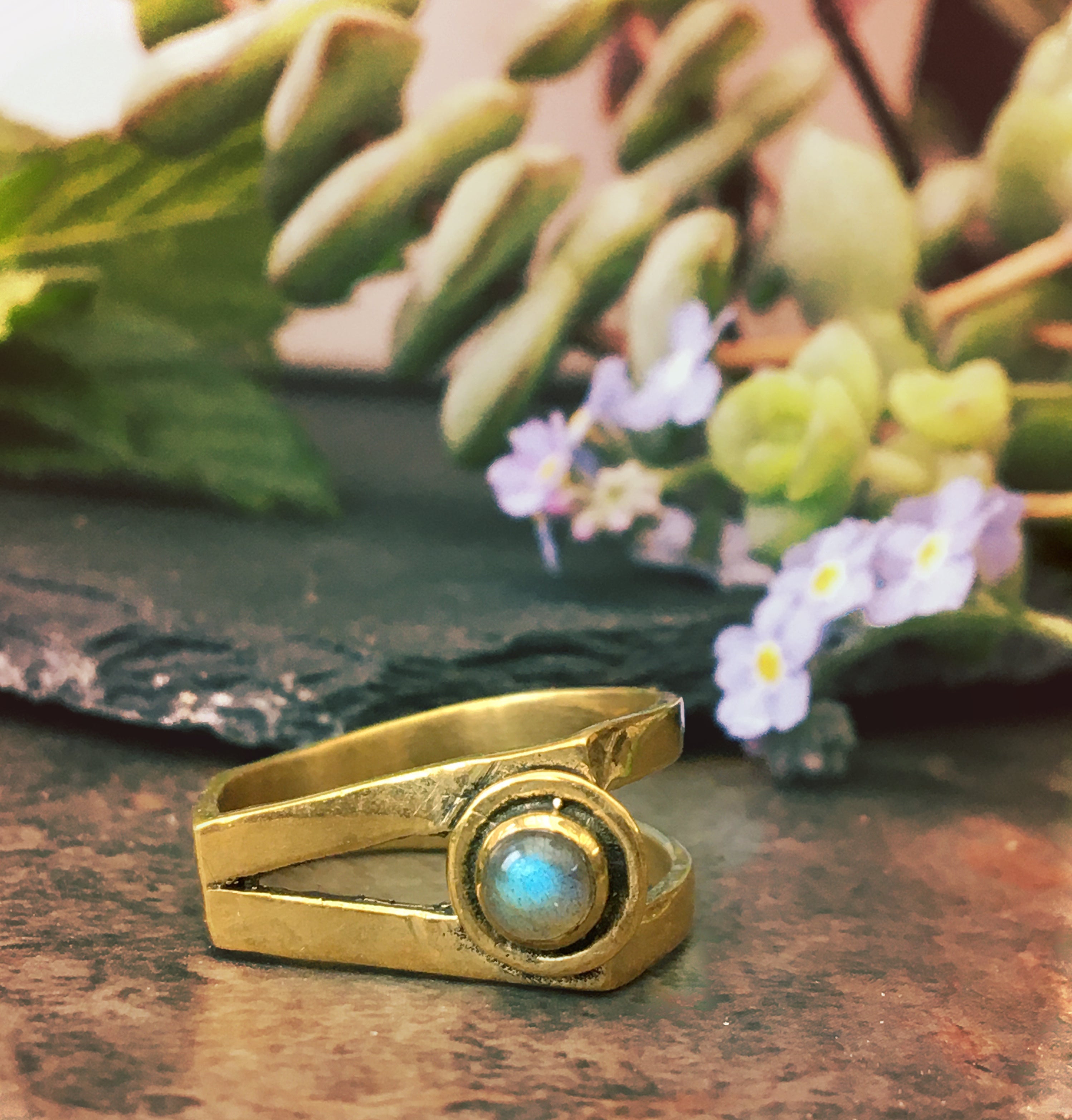 Lyala Ring - Labradorite – ForageDesign